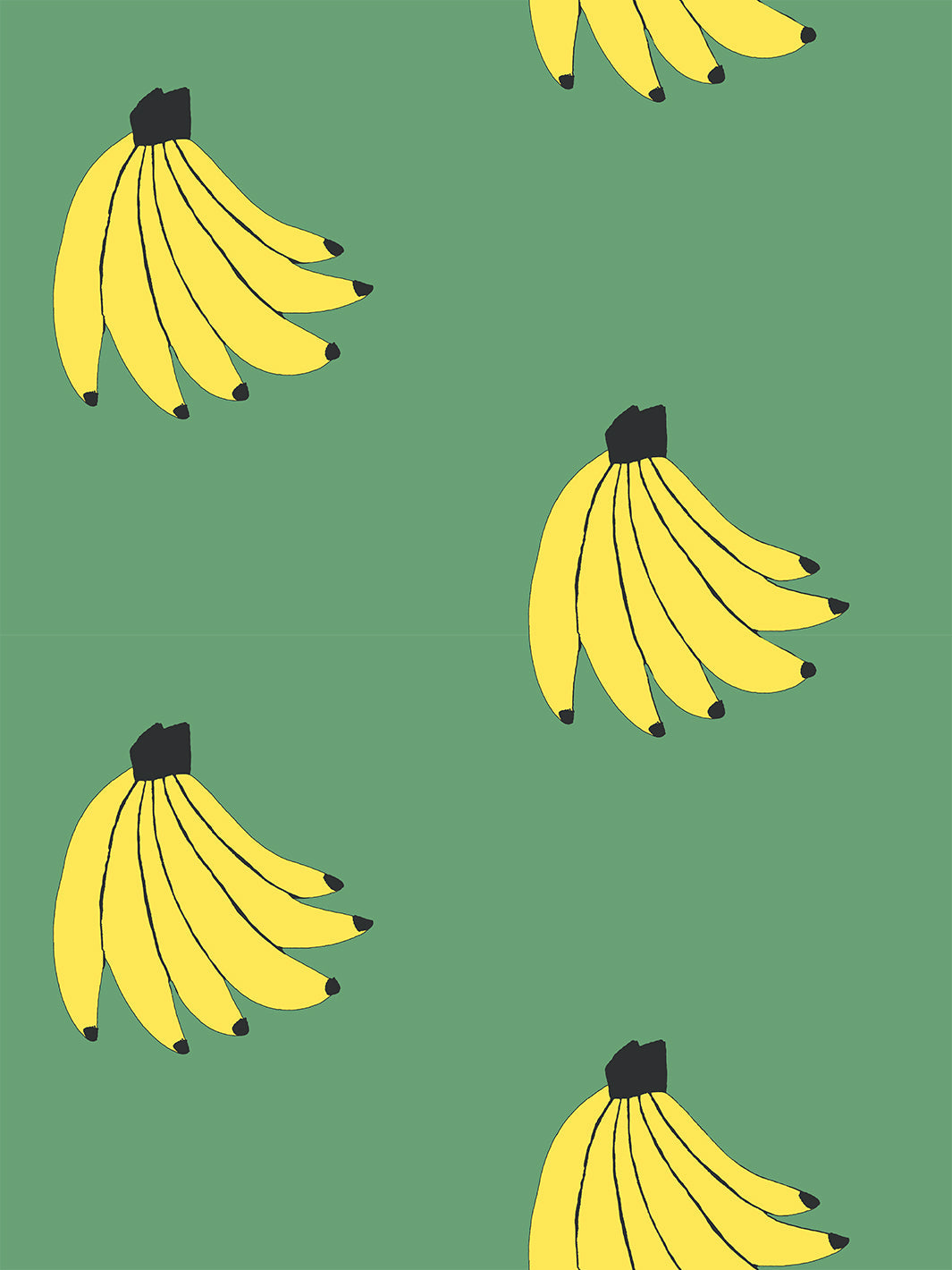 banana pattern wallpaper