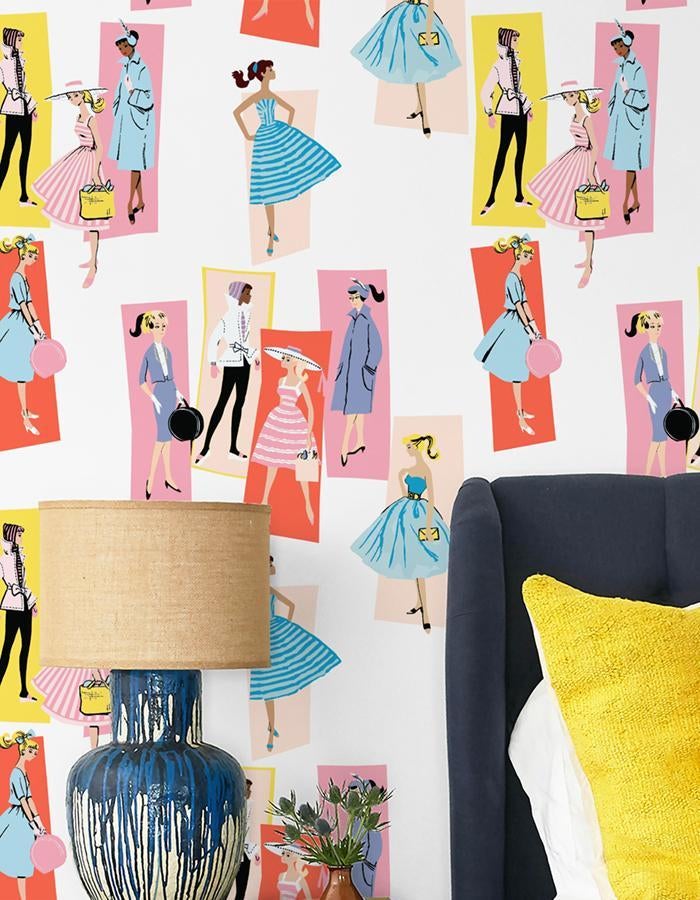 Vintage Inspired Wallpaper for Walls - Vintage Peel and Stick Wallpaper ...