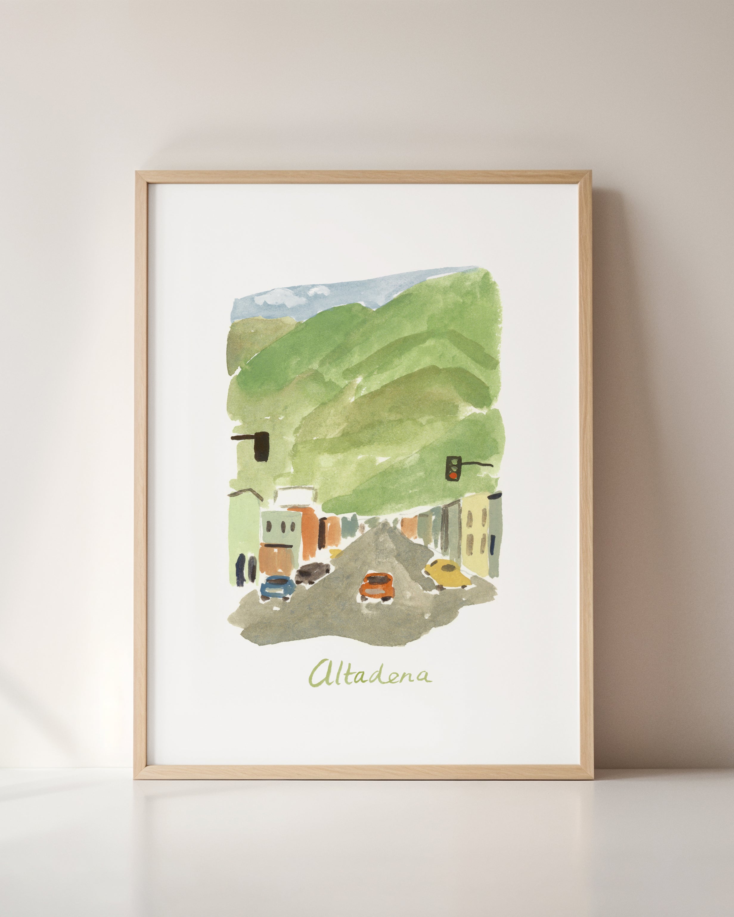Altadena Art Print – We Love LA Collection | Wallshoppe – Wallshoppe