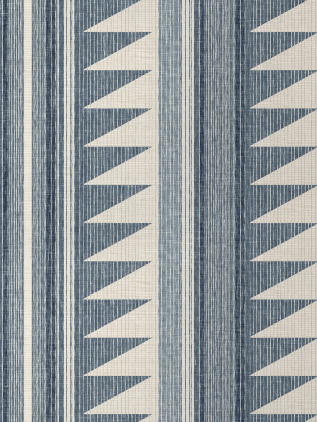 'Edwin Stripe' Grasscloth Wallpaper by Nathan Turner - Blue – Wallshoppe