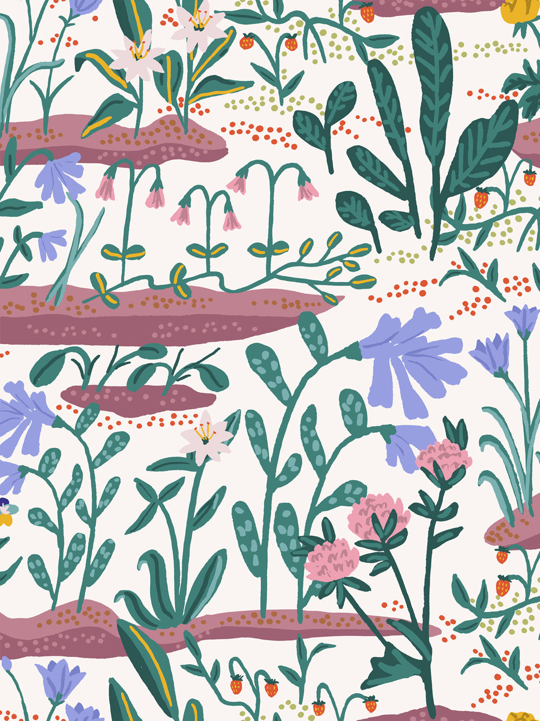 'Josefin' Wallpaper by Sarah Jessica Parker - Mulberry – Wallshoppe