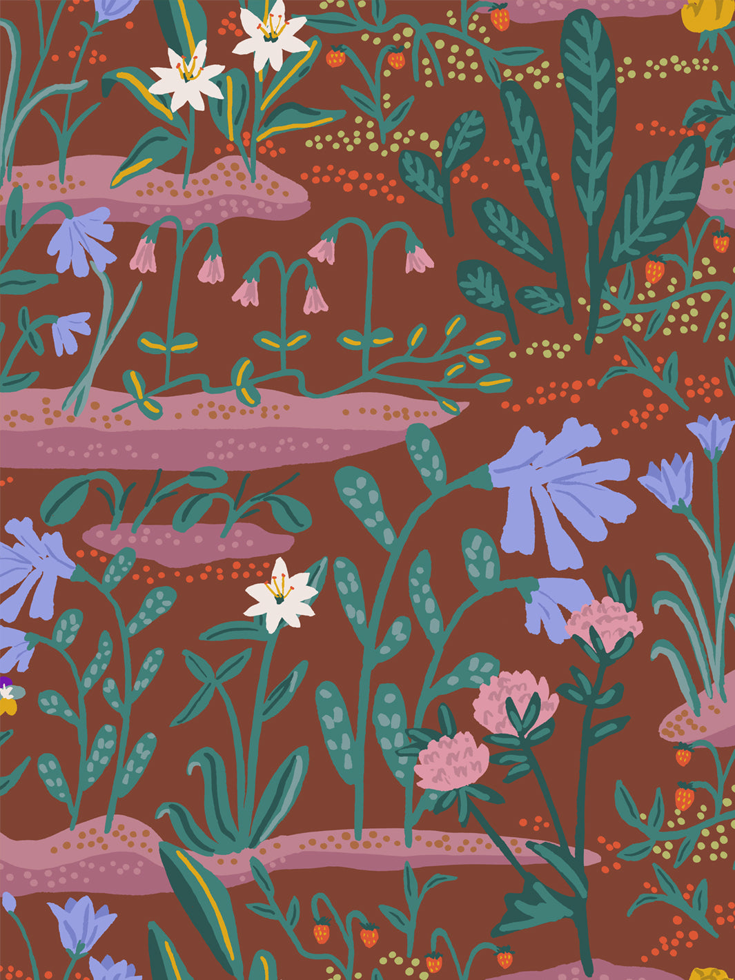 'Josefin' Wallpaper by Sarah Jessica Parker - Walnut – Wallshoppe
