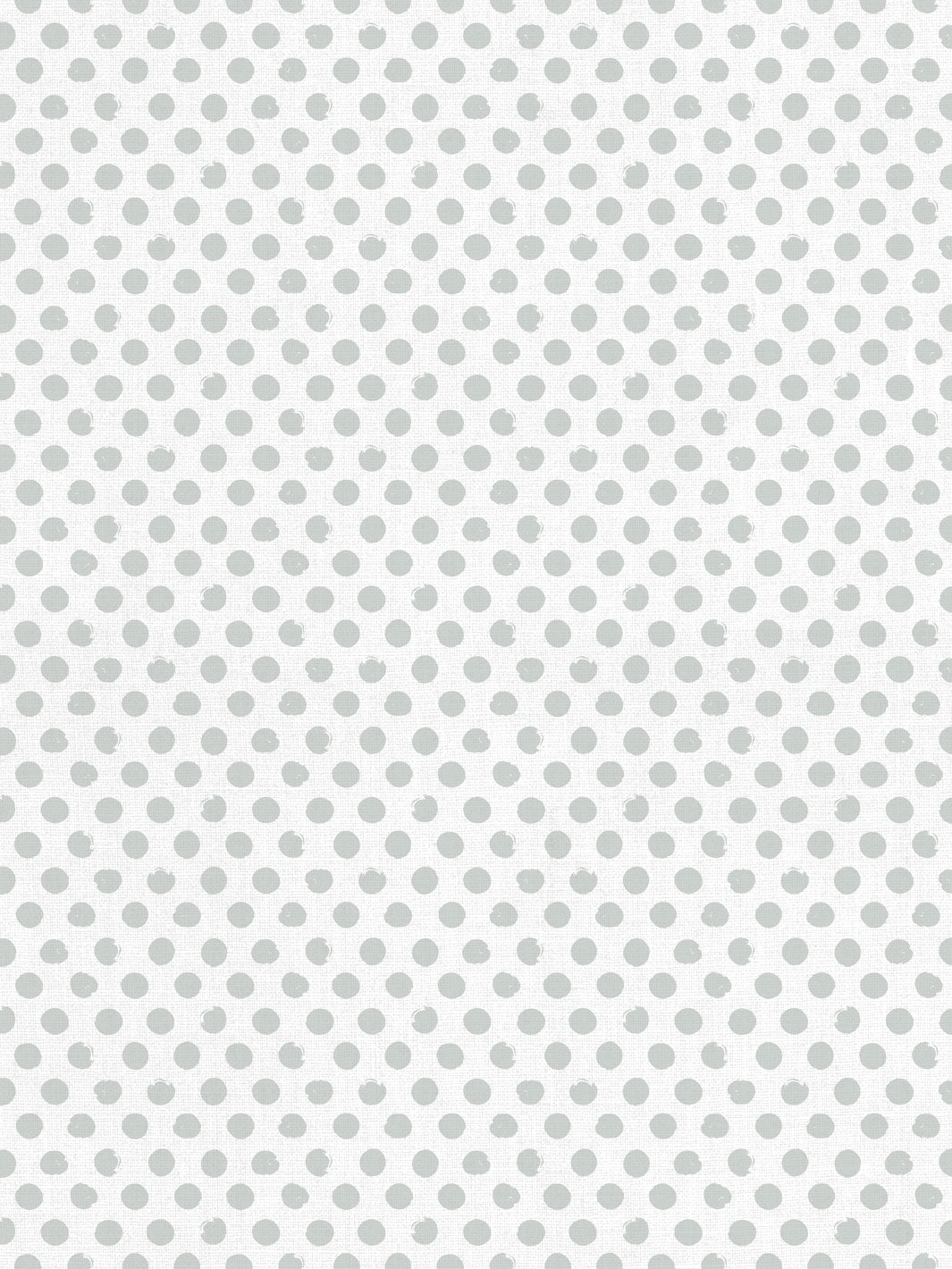 'Painted Dots' Linen Fabric by Sugar Paper - Silver-Sage – Wallshoppe