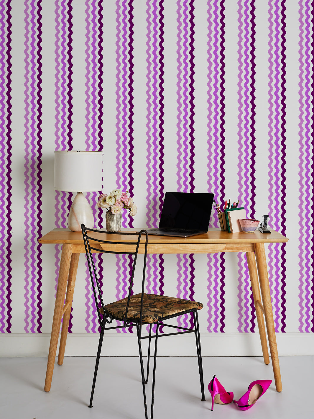 'Ric-Rac Bands' Wallpaper by Sarah Jessica Parker - Concord – Wallshoppe