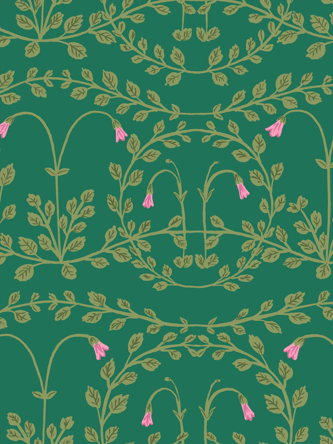 'Sassa' Wallpaper by Sarah Jessica Parker - Emerald – Wallshoppe