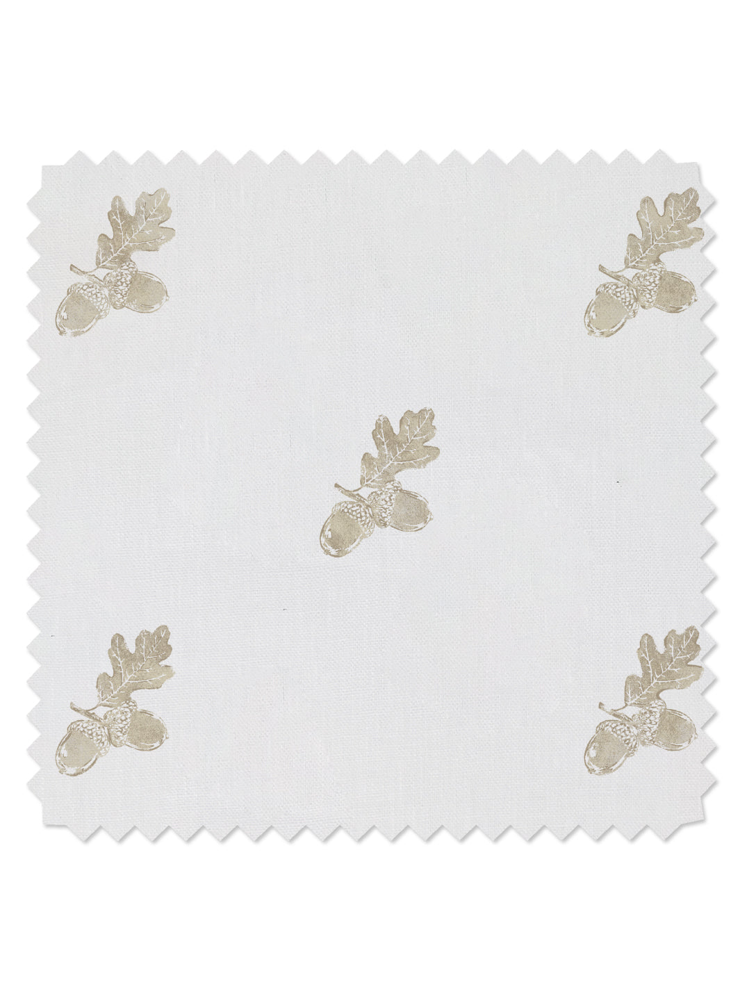 'Valley Acorn' Linen Fabric by the Yard by Nathan Turner - Neutral ...