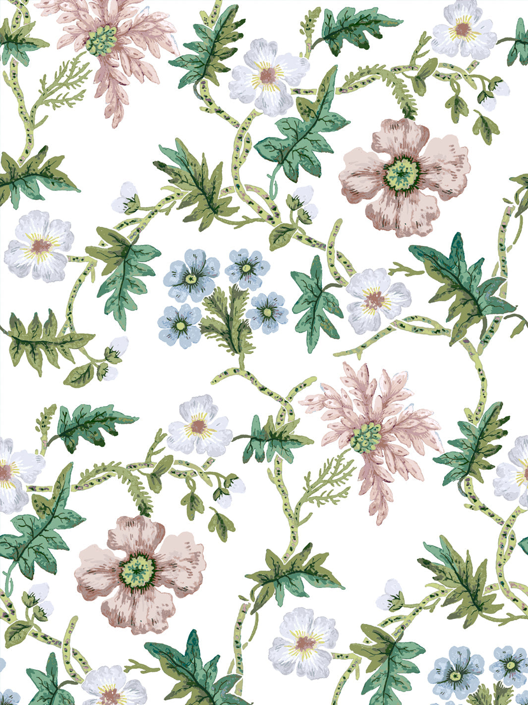 'Vendela' Wallpaper by Sarah Jessica Parker - Tranquil Blue – Wallshoppe