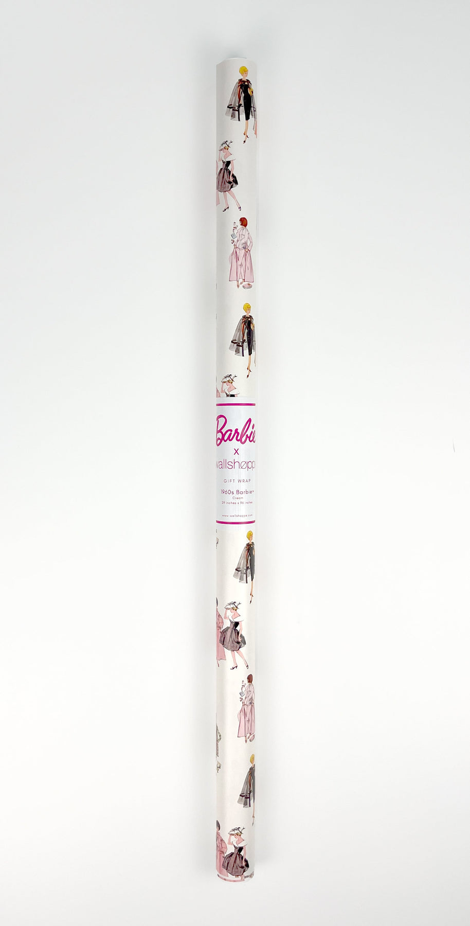 1960's Barbie™ Gift Wrap - Cream – Wallshoppe