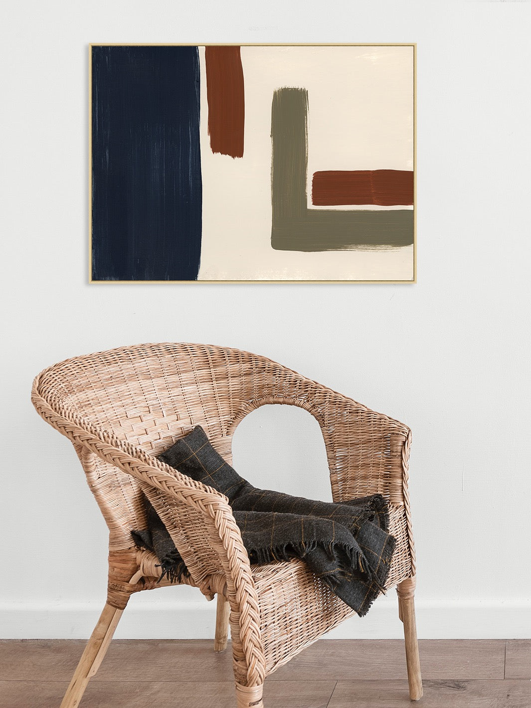 'Earthtone Turning 1' by Nathan Turner Framed Art – Wallshoppe