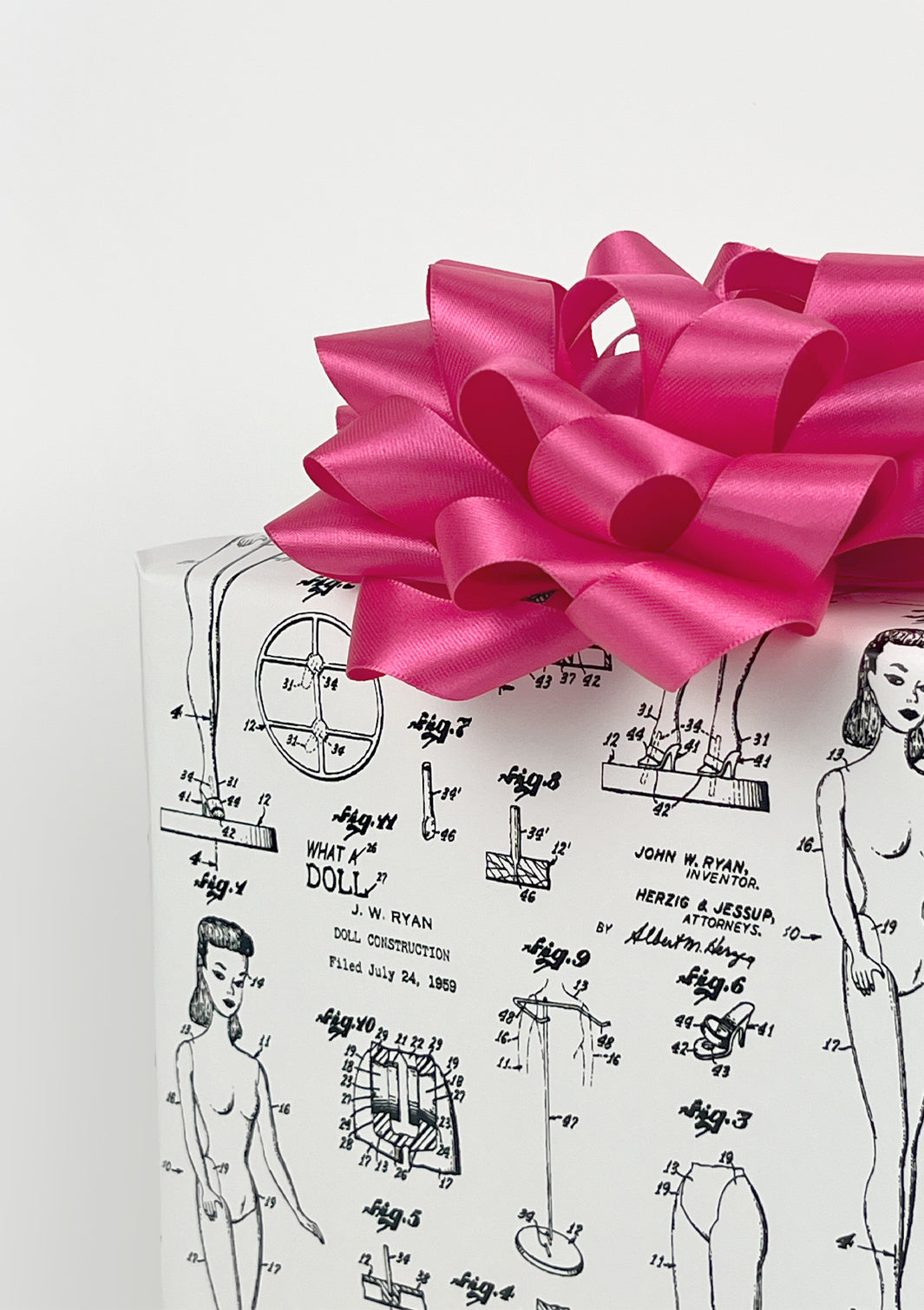 Barbie™ Blue Print Gift Wrap - Black – Wallshoppe
