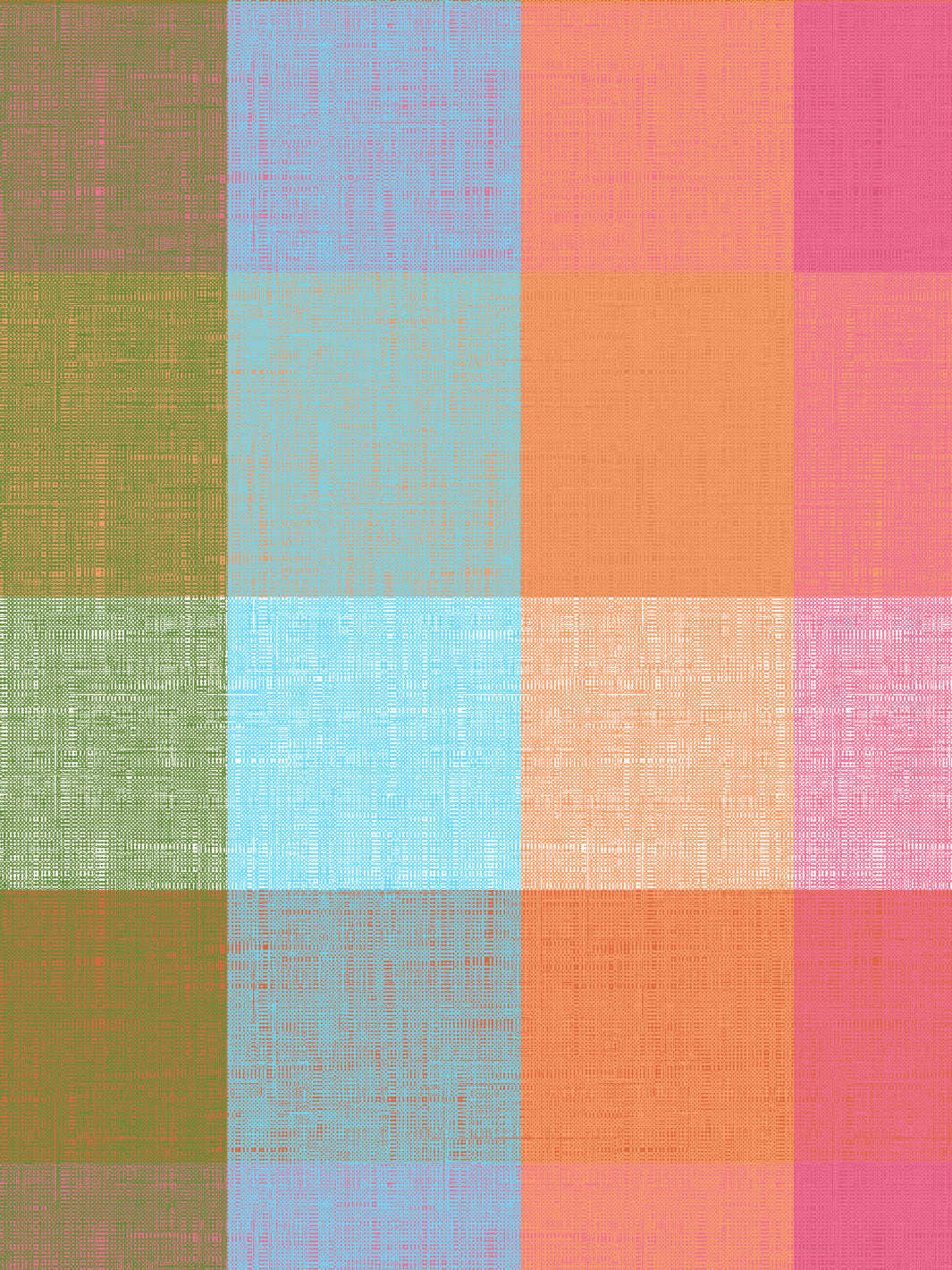 'Barbie Dreamhouse Plaid' Wallpaper by Barbie™ - Multi – Wallshoppe