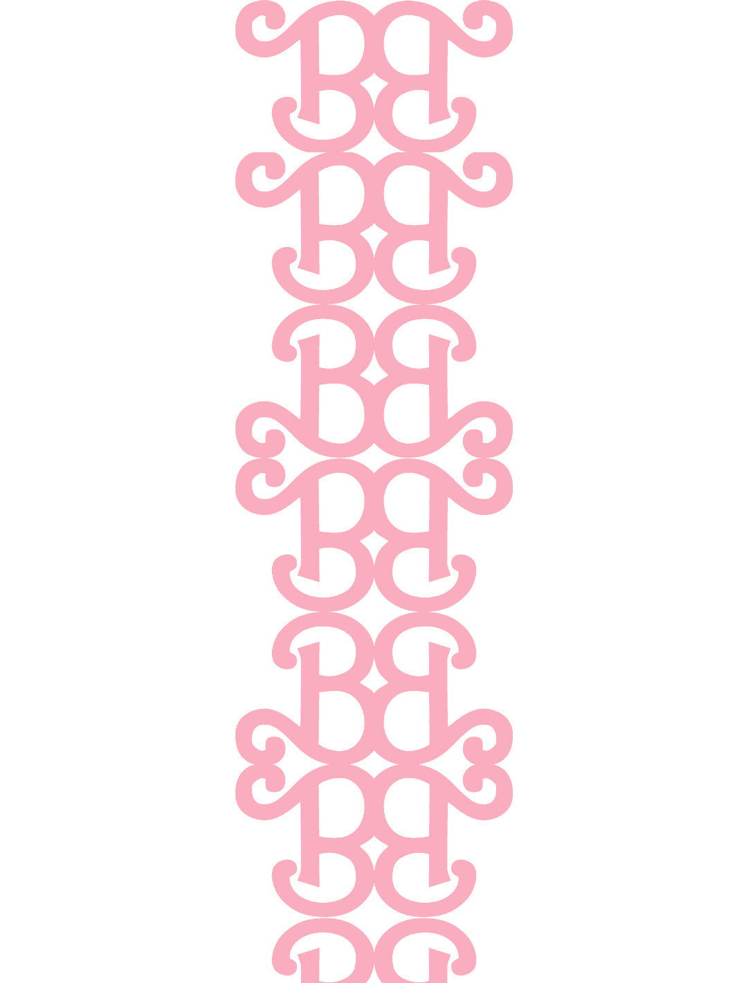 'Barbie™ Lace Stripe' Wallpaper by Barbie™ - Bubblegum – Wallshoppe