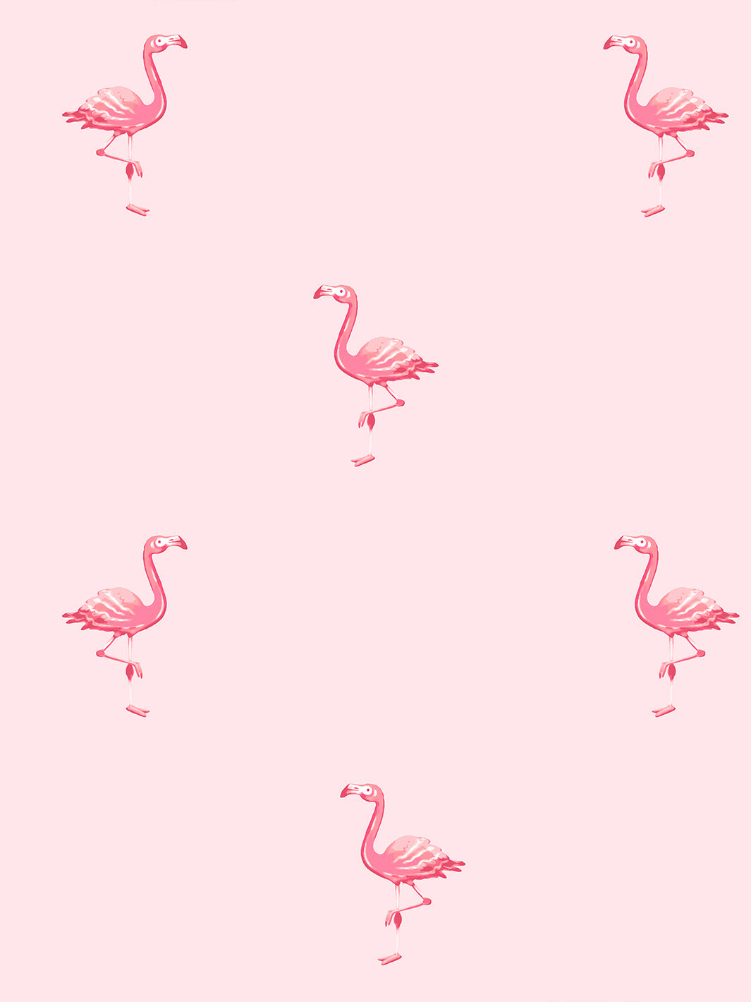 'Barbie™ Land Flamingos' Wallpaper by Barbie™ - Piggy Bank – Wallshoppe