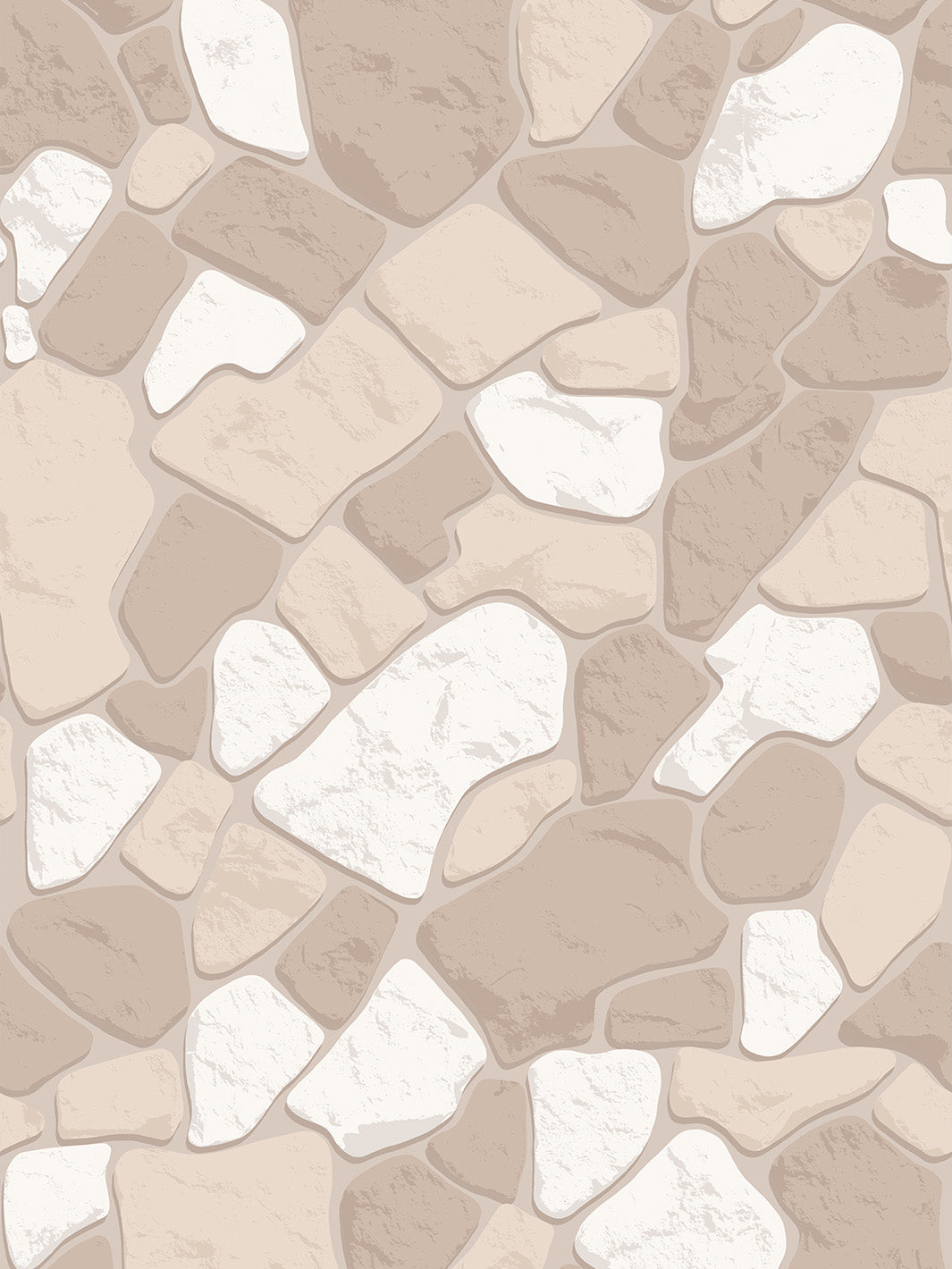 'Barbie™ Rock Wall' Wallpaper by Barbie™ - Taupes – Wallshoppe