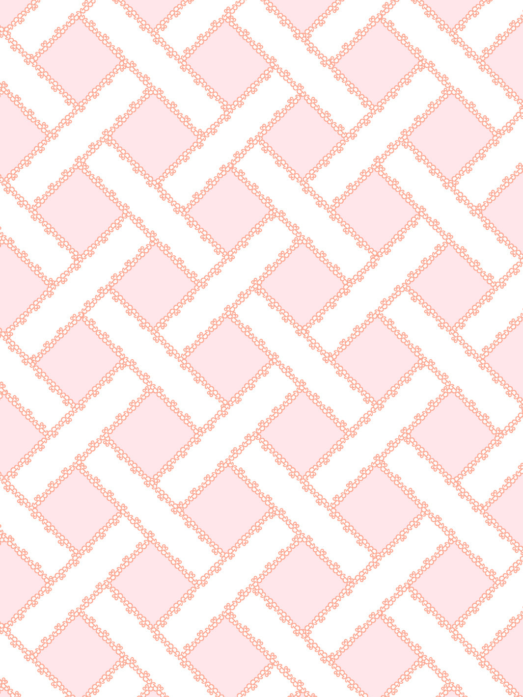 'Barbie™ Trellis' Wallpaper by Barbie™ - Piggy Bank / Watermelon ...