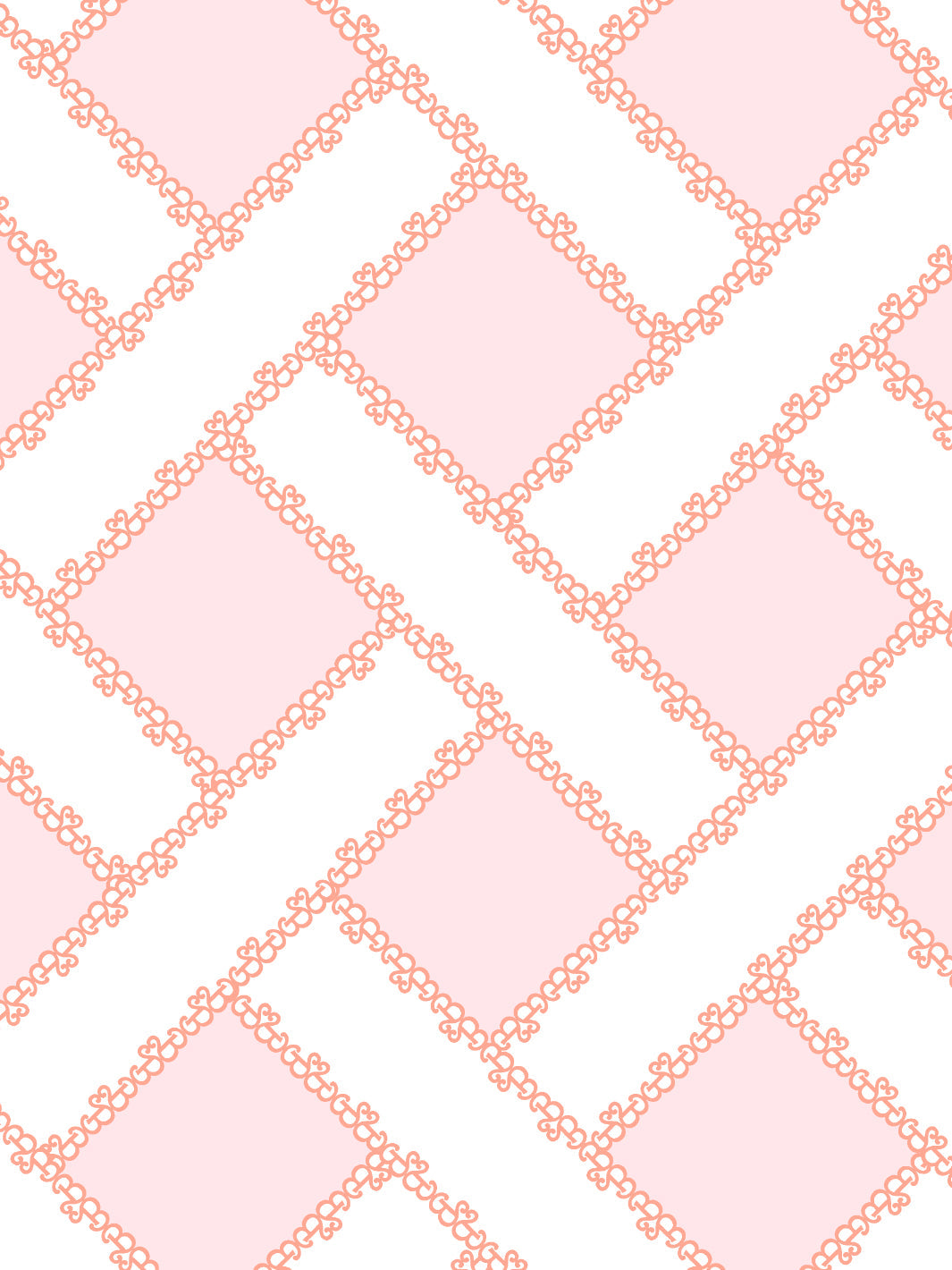 'Barbie™ Trellis' Wallpaper by Barbie™ - Piggy Bank / Watermelon ...