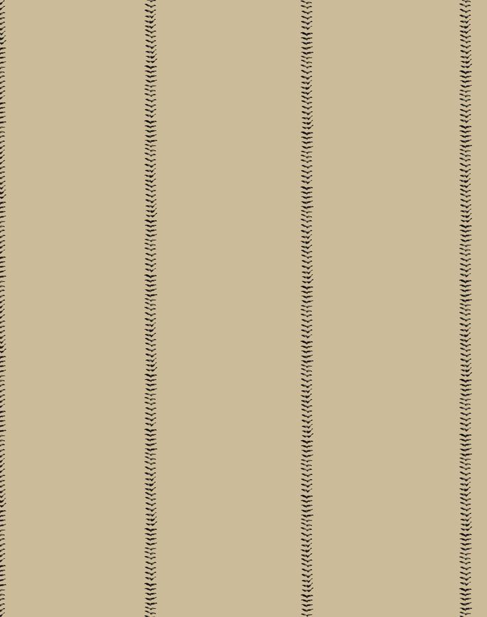 'Baseball Stitch' Wallpaper by Wallshoppe - Burlap