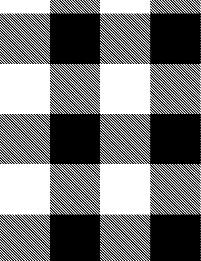'Check Baby Check' Wallpaper by Wallshoppe - Onyx
