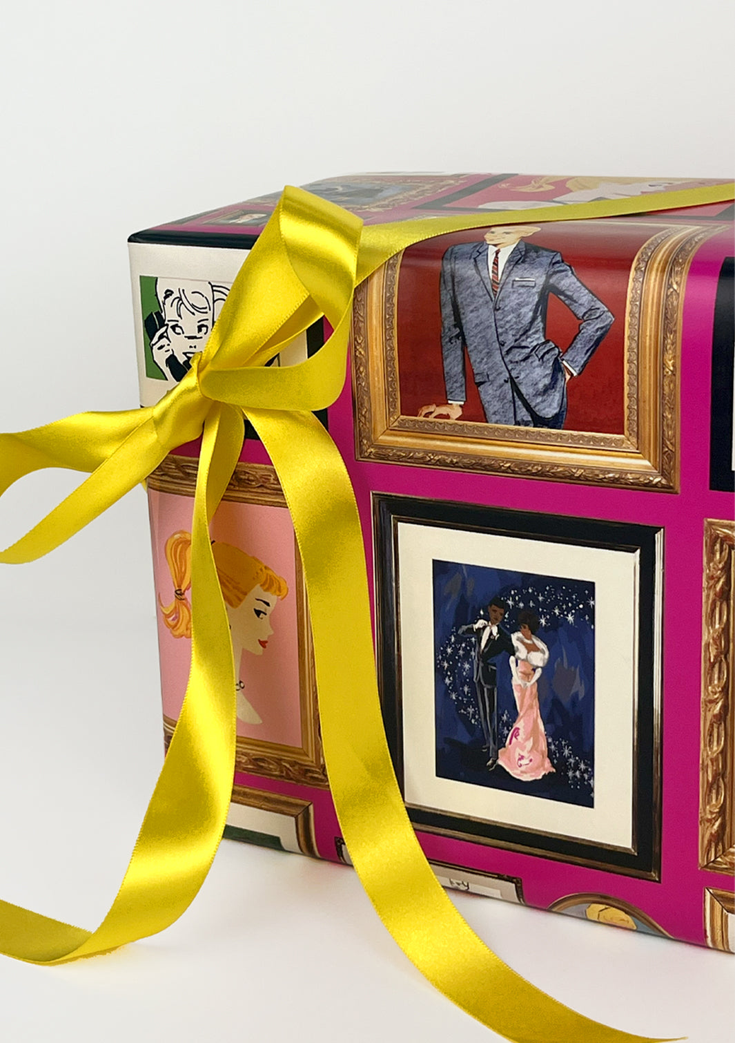 Gallery Walls Illustrated Barbie™ Gift Wrap - 219 Barbie™ Pink – Wallshoppe