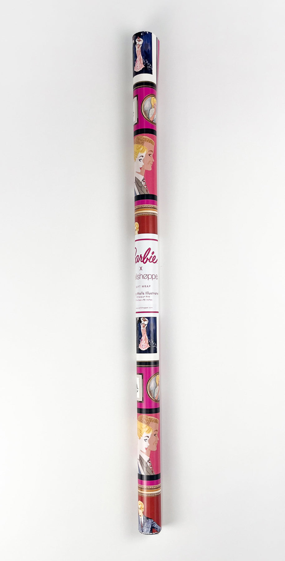 Gallery Walls Illustrated Barbie™ Gift Wrap - 219 Barbie™ Pink – Wallshoppe