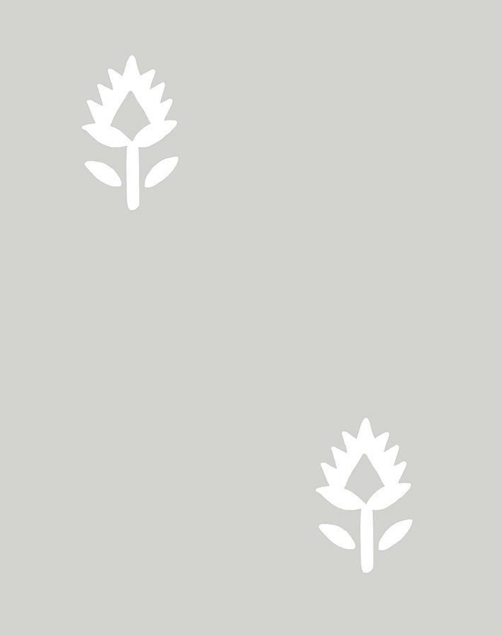 'Block Print' Wallpaper by Sugar Paper - Grey – Wallshoppe
