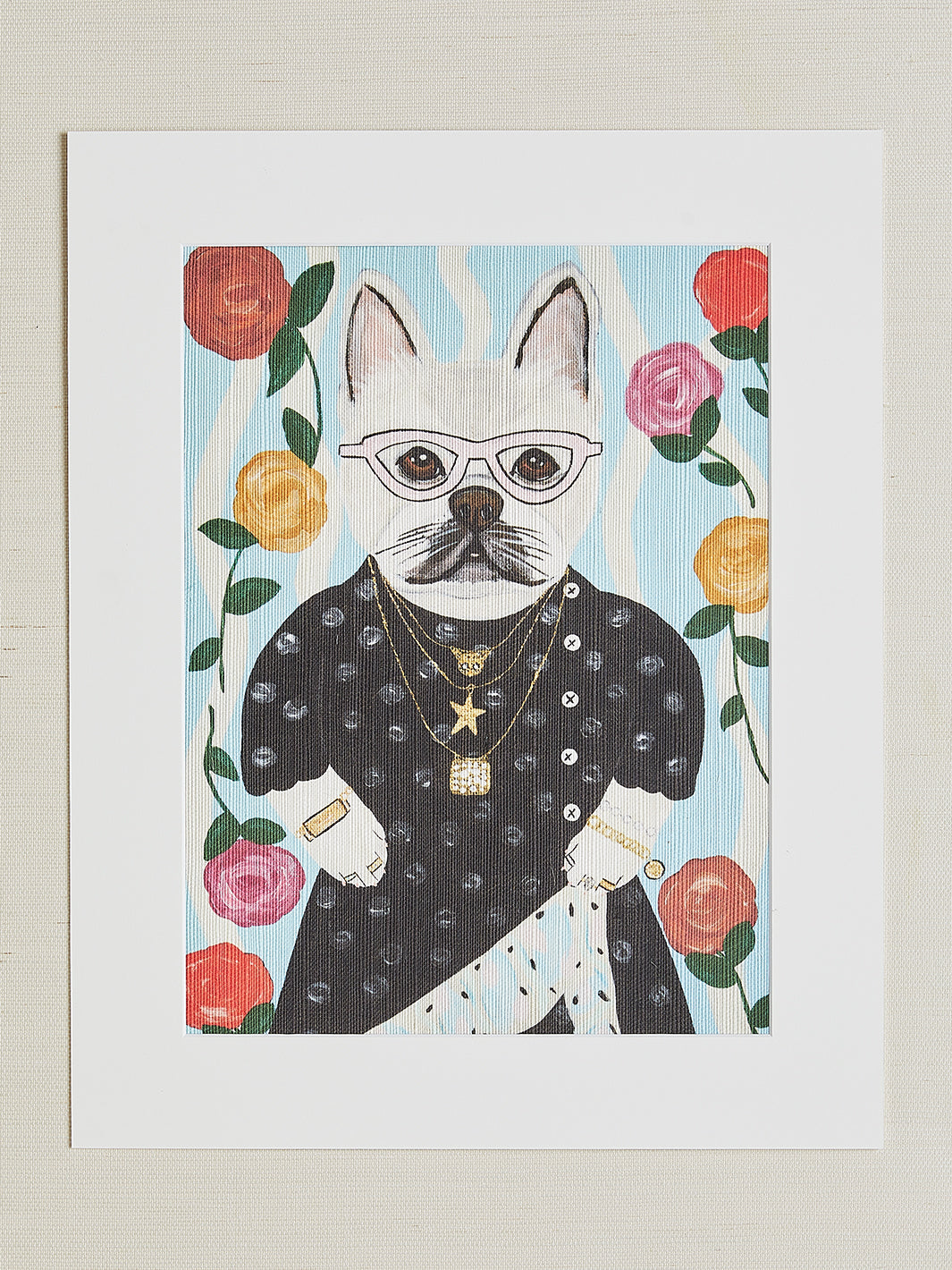 'New Glasses' by Carly Beck Art Print – Wallshoppe