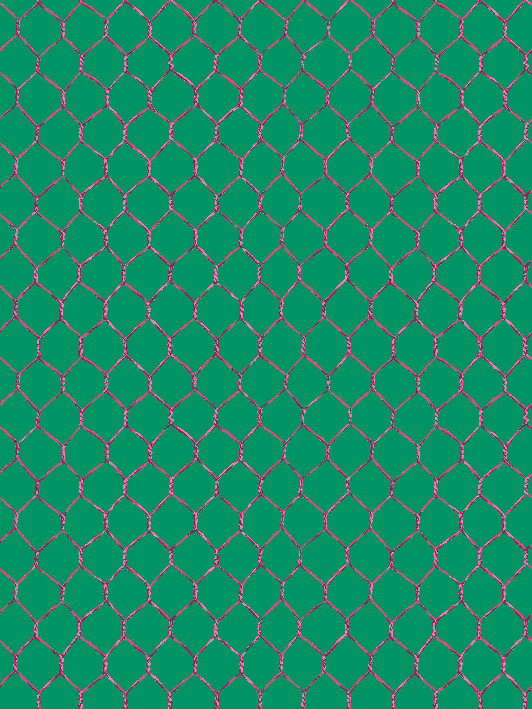 'Evelyn's Chicken Wire' Wallpaper by Sarah Jessica Parker - Raspberry ...