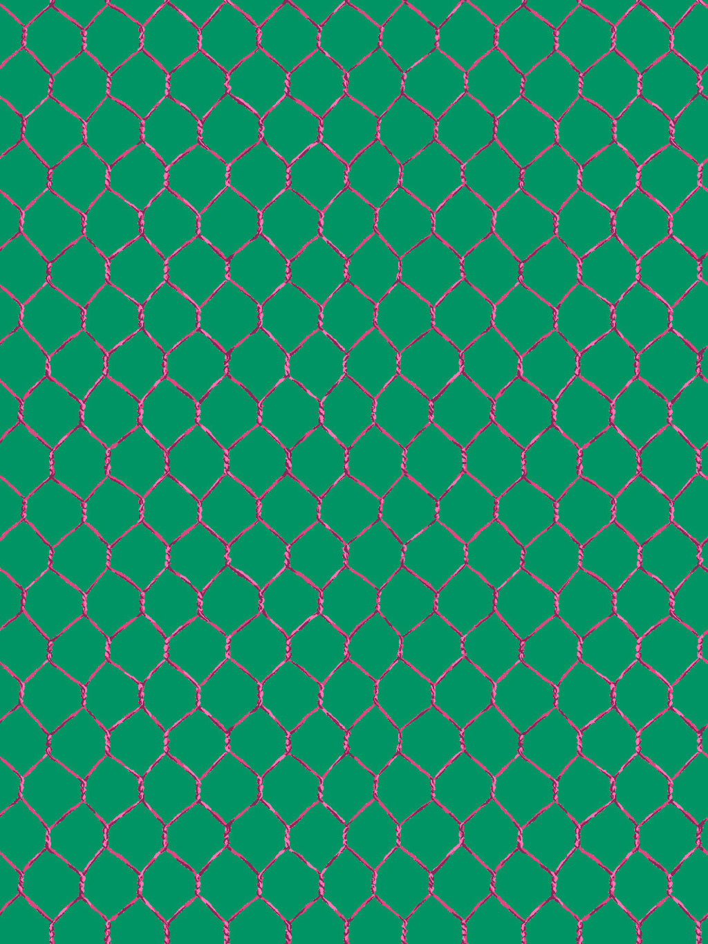 'Evelyn's Chicken Wire' Wallpaper by Sarah Jessica Parker - Raspberry ...