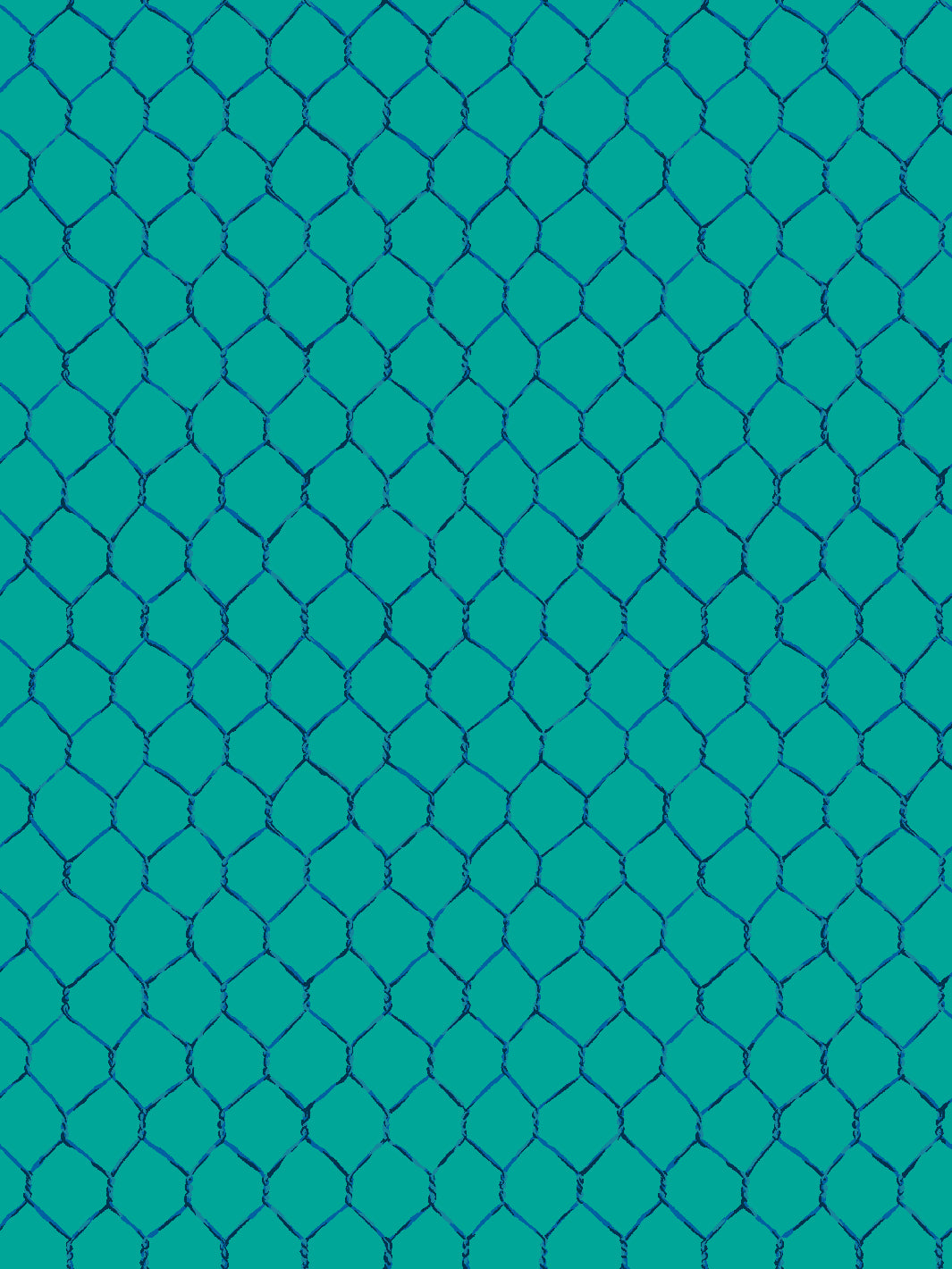 'Evelyn's Chicken Wire' Wallpaper by Sarah Jessica Parker - Sapphire o ...