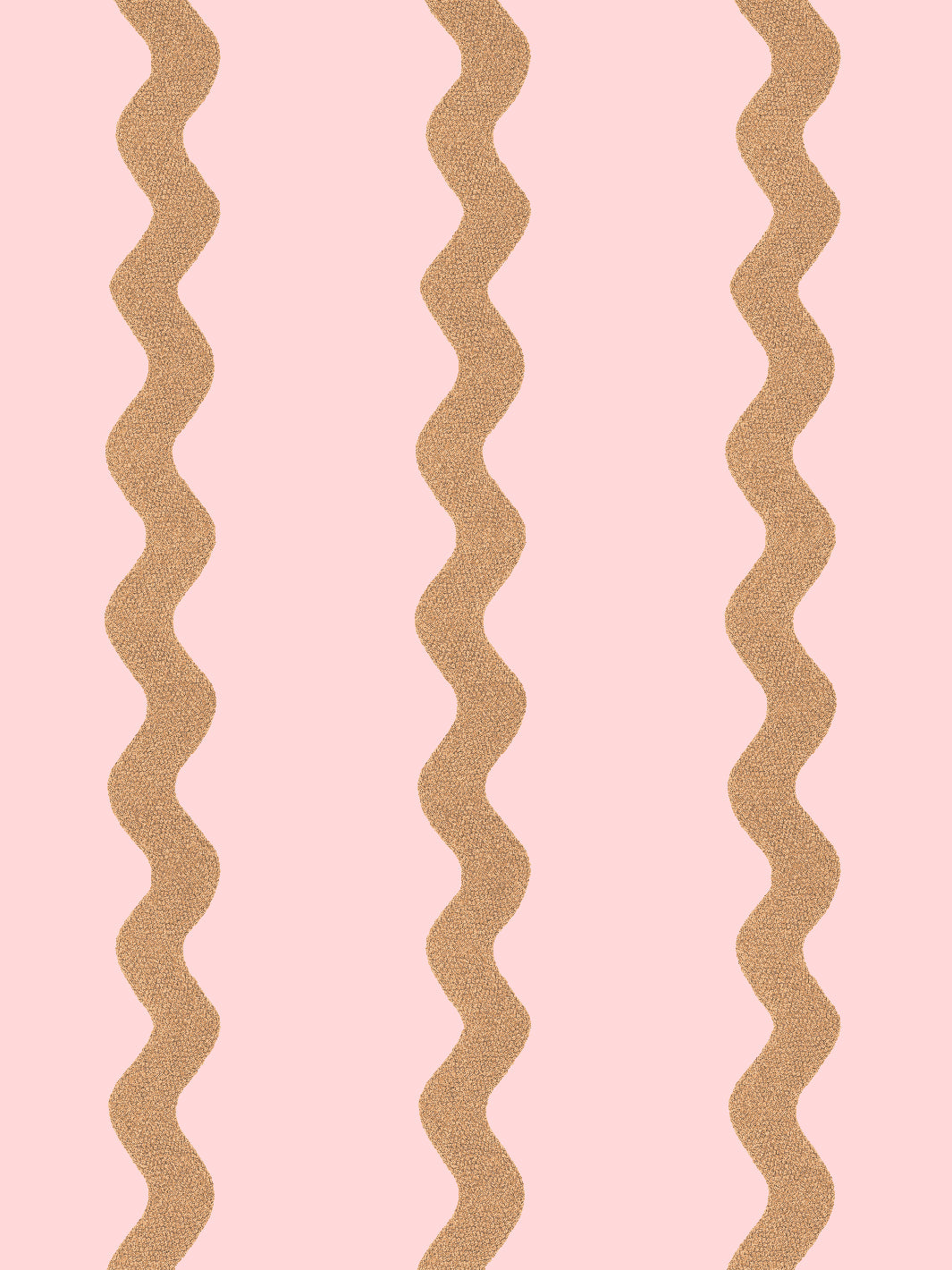 'Ric-Rac Stripe' Wallpaper by Sarah Jessica Parker - Pink Pecan ...