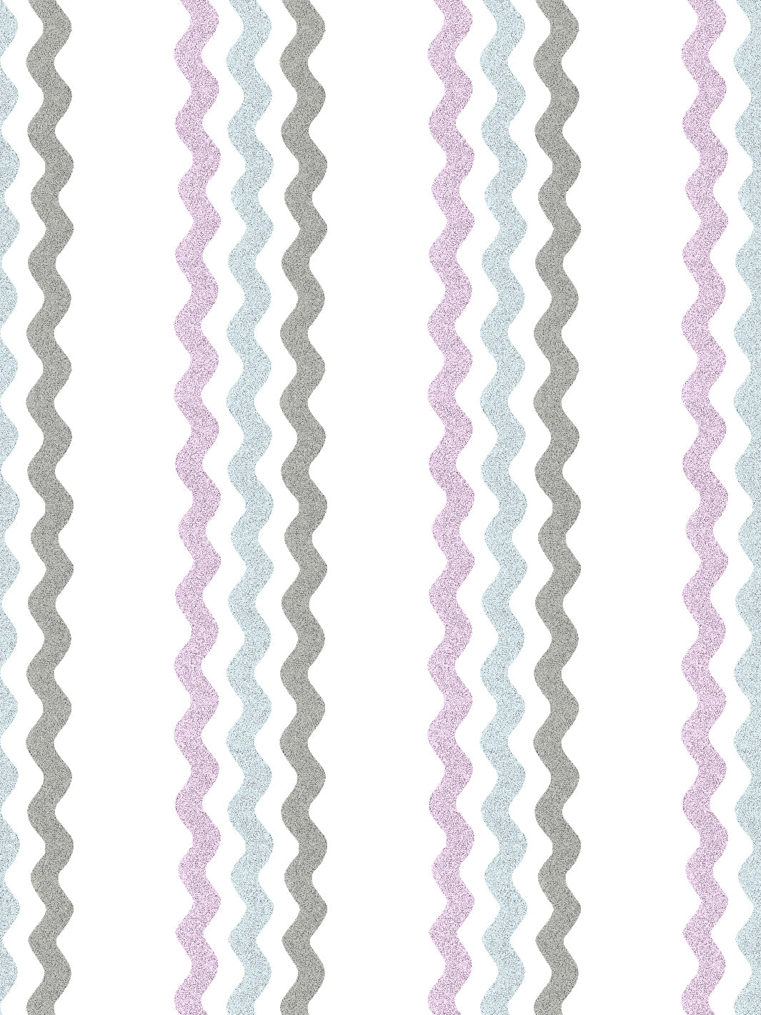 'Ric-Rac Bands' Wallpaper by Sarah Jessica Parker - Lavender Silver Me ...