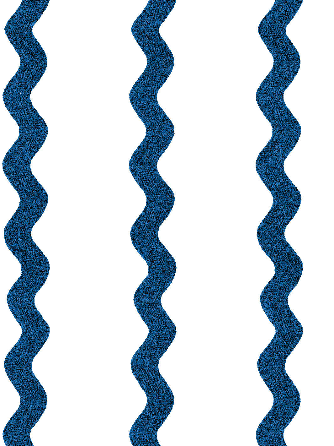 'Ric-Rac Stripe on White' Wallpaper by Sarah Jessica Parker - Navy ...