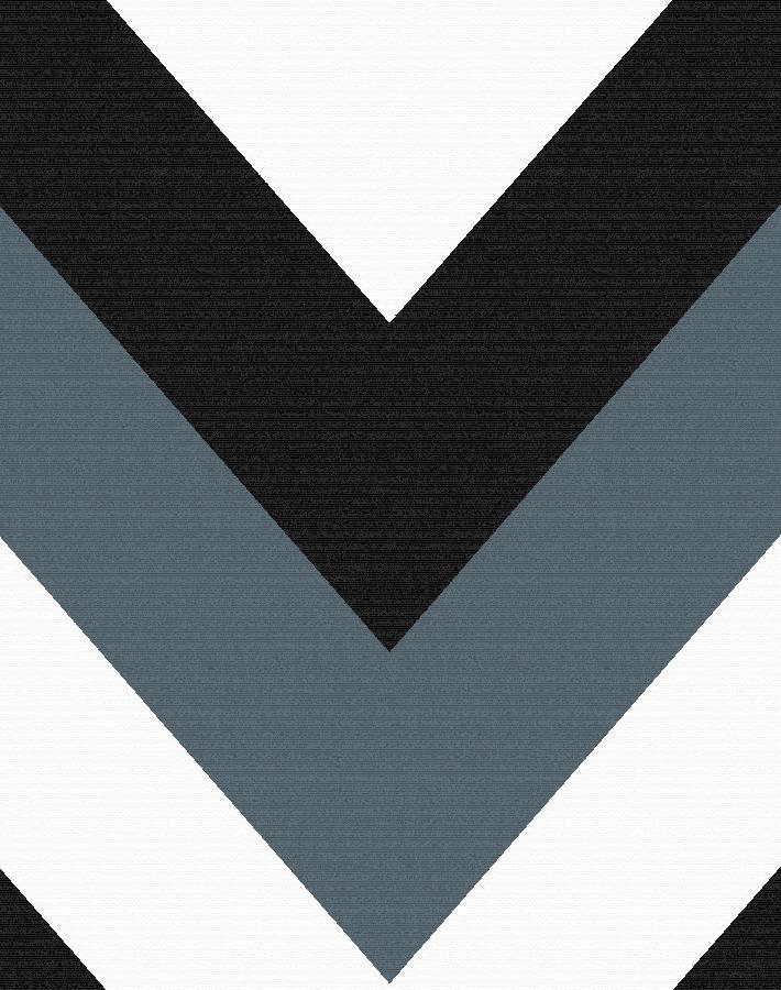 'V Is For Chevron' Wallpaper by Nathan Turner - Onyx – Wallshoppe