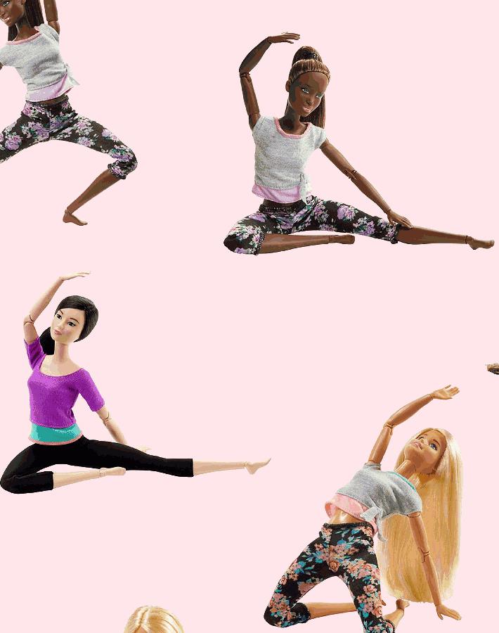 'Made to Move™' Wallpaper by Barbie™ - Pink – Wallshoppe