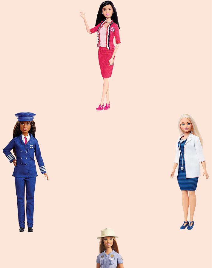 'Career Barbie™' Wallpaper by Barbie™ - Peach – Wallshoppe