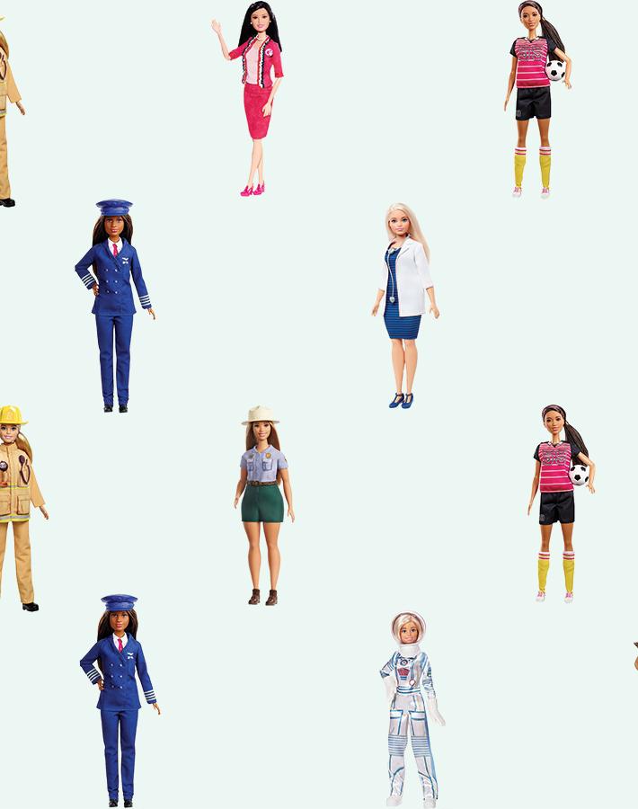 'Career Barbie™' Wallpaper by Barbie™ - Sky – Wallshoppe